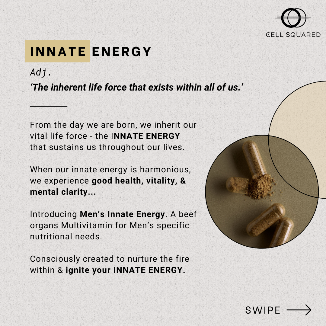 Men's Innate Energy - Beef Organ Multi Capsules | Cell Squared