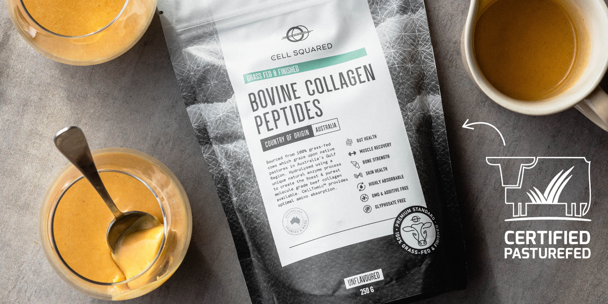 Shop 100% Grass-fed Bovine Beef Collagen Gelatin | Cell Squared
