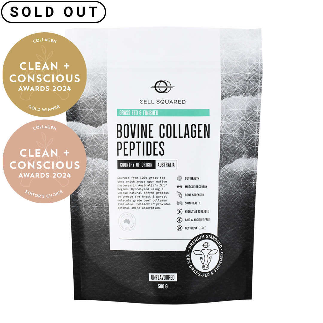 Shop 100% Grass-fed Bovine Beef Collagen Gelatin | Cell Squared