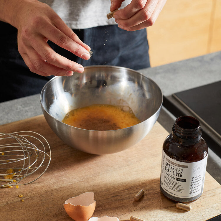 Organic Beef Spleen & Liver Capsules | 160 Capsules - Cell Squared