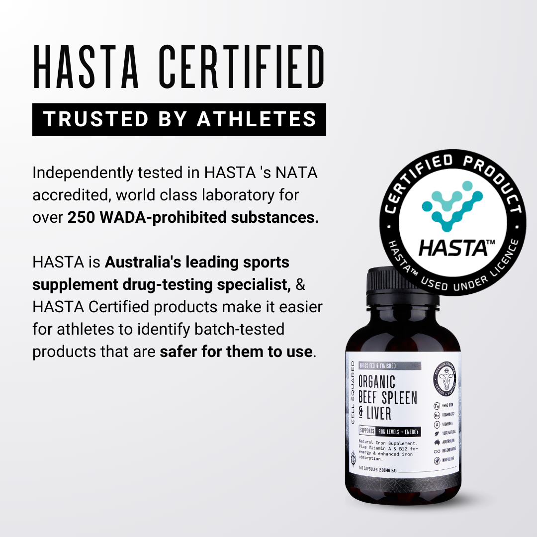 Organic Beef Spleen & Liver Capsules | Heme Iron Supplements Australia ...