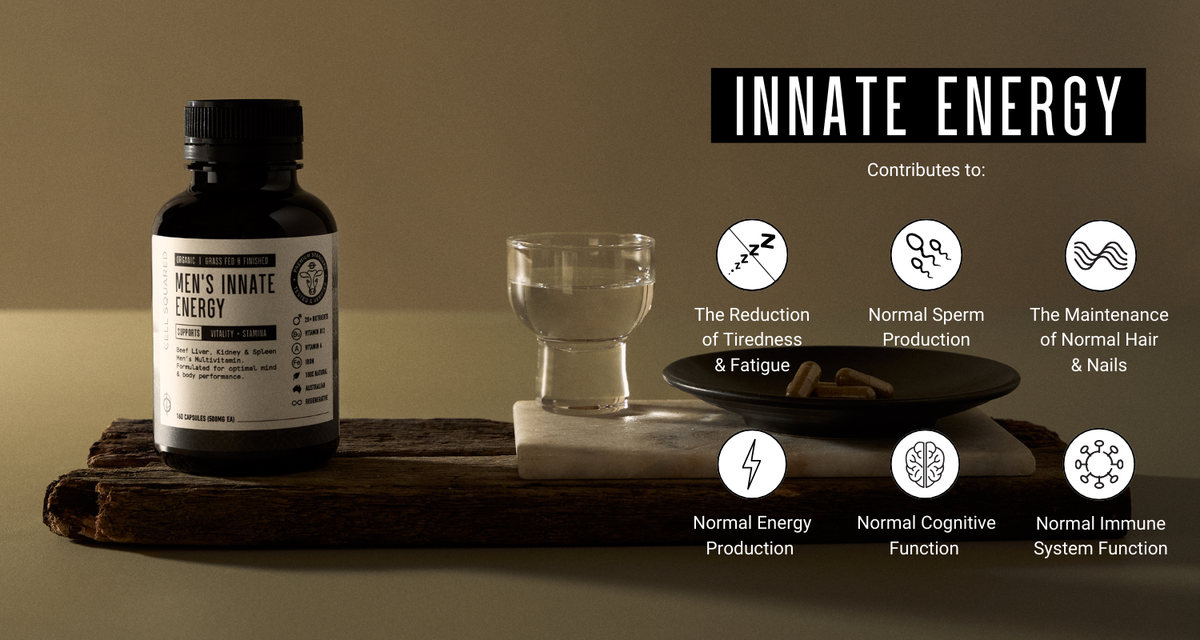 Men's Innate Energy - Beef Multi Organ Capsules | Cell Squared