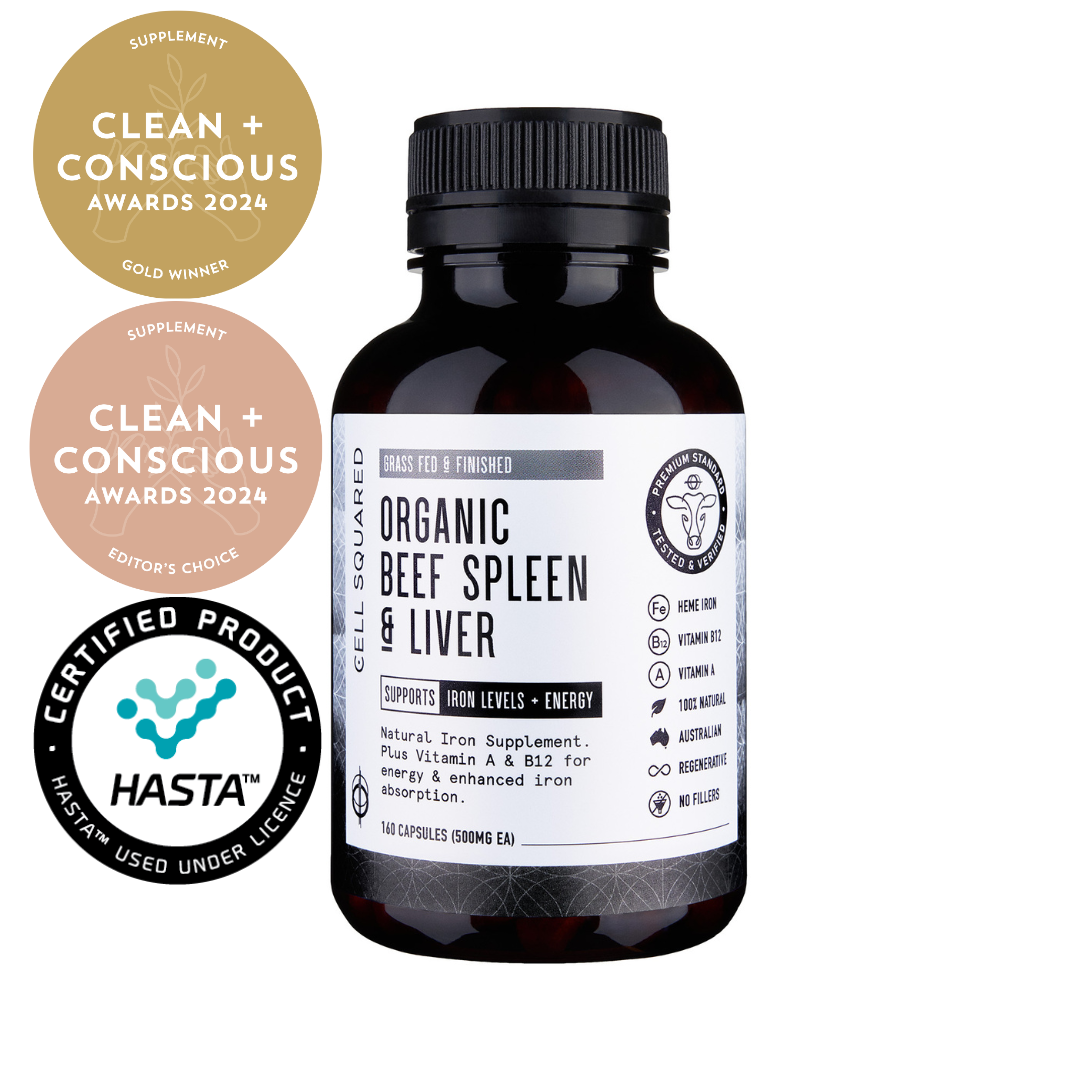 Organic Beef Spleen & Liver Capsules | Heme Iron Supplements Australia ...