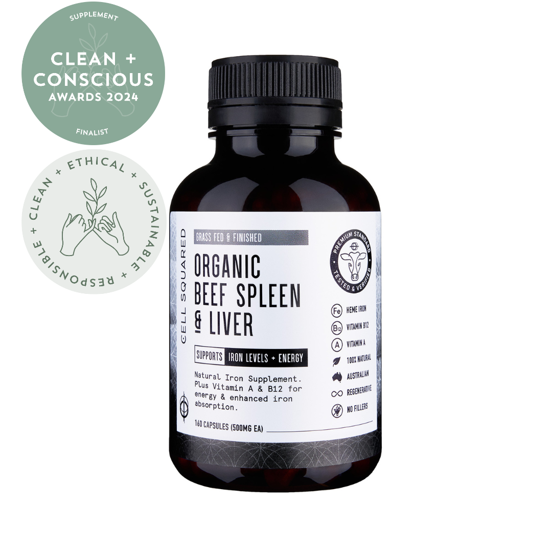 Organic Beef Spleen & Liver Capsules | Heme Iron Supplements Australia ...