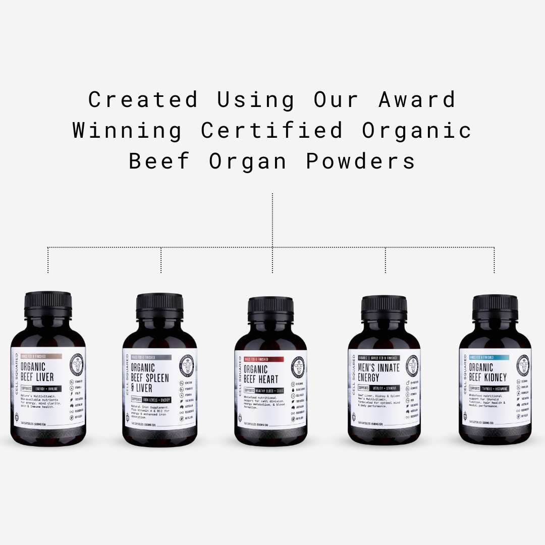 ACO Certified Organic Beef Organs - Cell Squared
